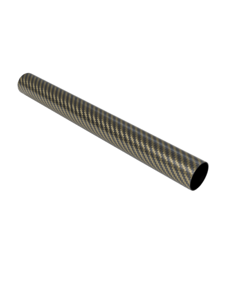 Carbon Kevlar Tube 22x20x1000mm - Carbonwebshop